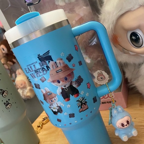 None | Dining | Labubu Blue Travel Cup 4 Oz | Poshmark